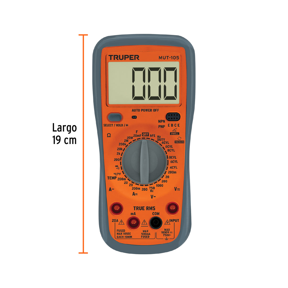 Multitester Digital Profesional Truper (automotriz) Mut | Ediselts ...