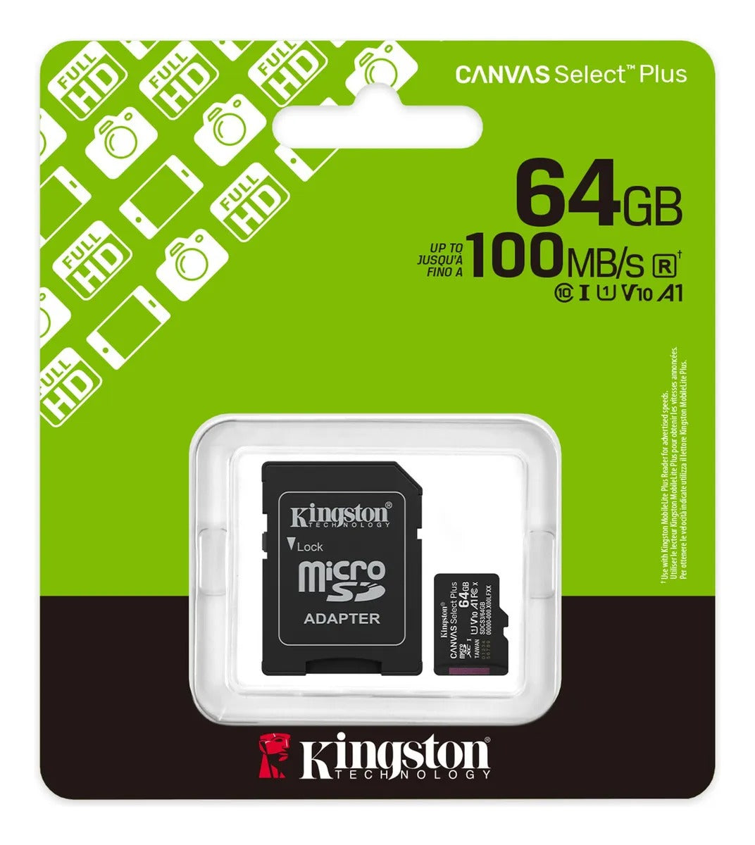 Tarjeta De Memoria Micro Sd Kingston Canvas Select Plus 64gb | EDISEL ...