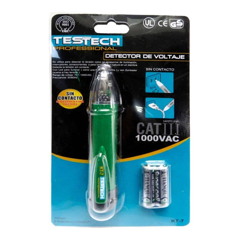 Detector De Voltaje Kt-7 Testech – Edisel Tool Store