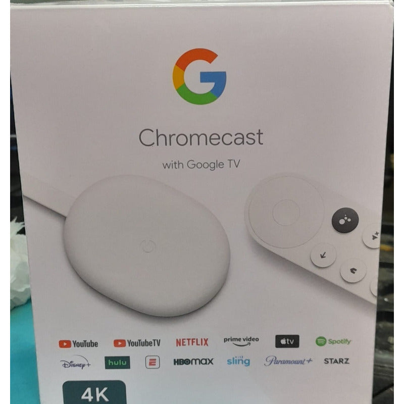 Chromecast 4ta Generación 4k Smart Tv Google | Edisel Tool Store